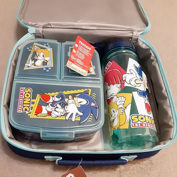 Sonic The Hedgehog | Other | Sonic The Hedgehog Lunch Box Set Kids Bag ...